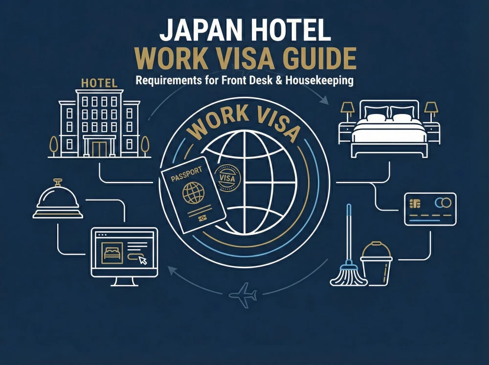 Hotel & Hospitality Work Visas in Japan | Front Desk vs. Housekeeping